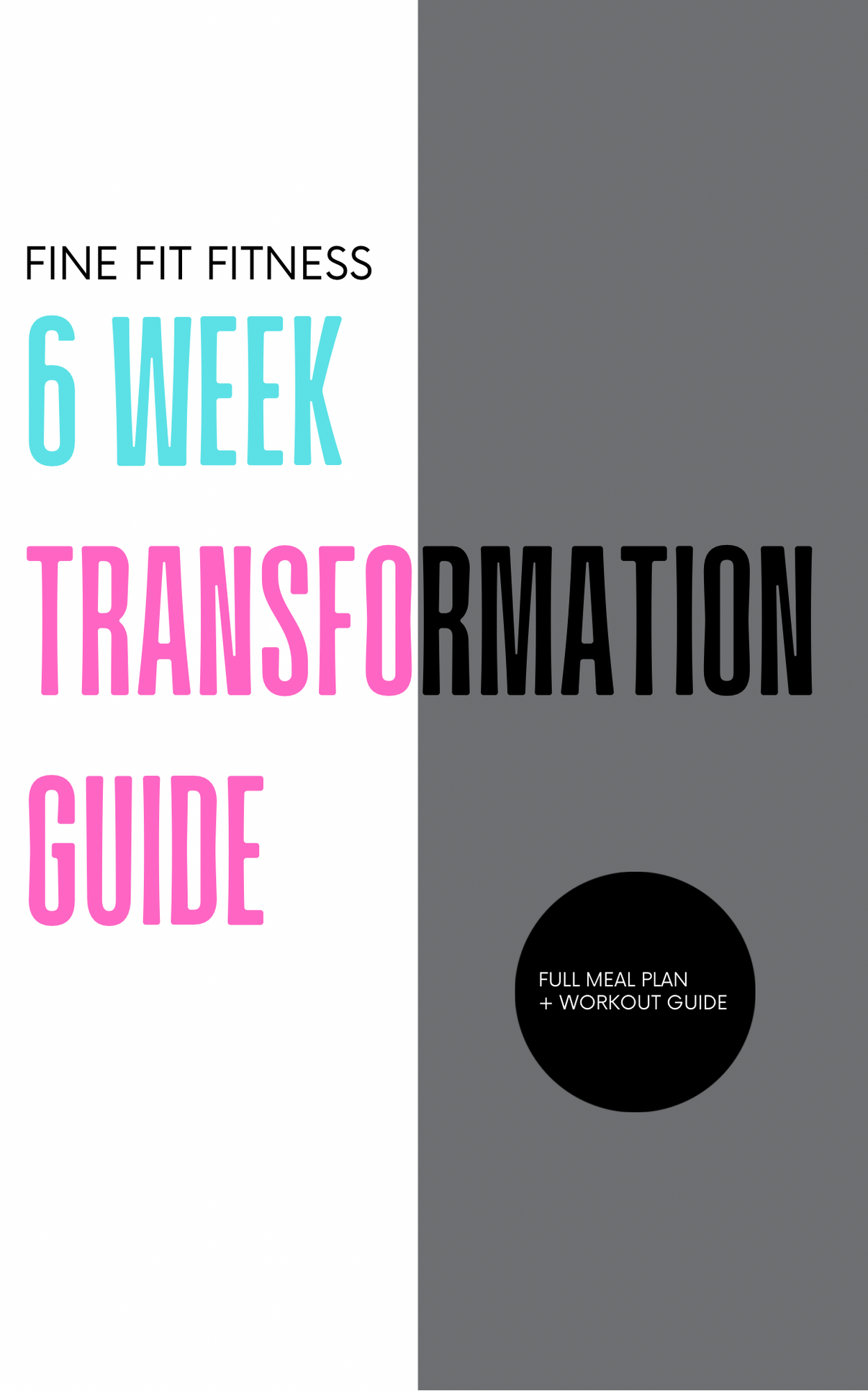 6 Week Fat Loss Transformation Guide - E- Book – finefitsisters